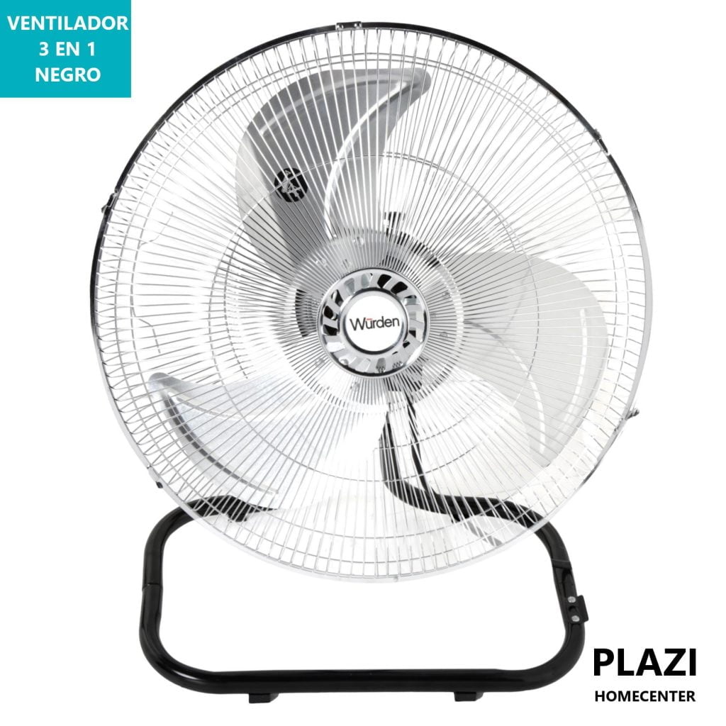 Ventilador wurden 3 en 1 de 18” - negro | Plazi Homecenter