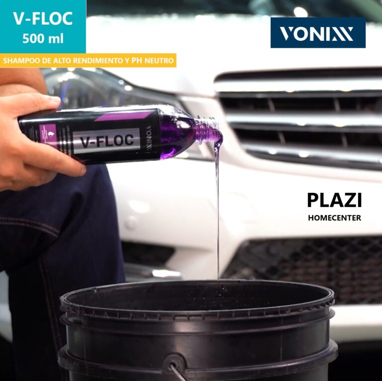V-FLOC Shampoo para Autos pH Neutro 500 ml – Vonixx Plazi Homecenter